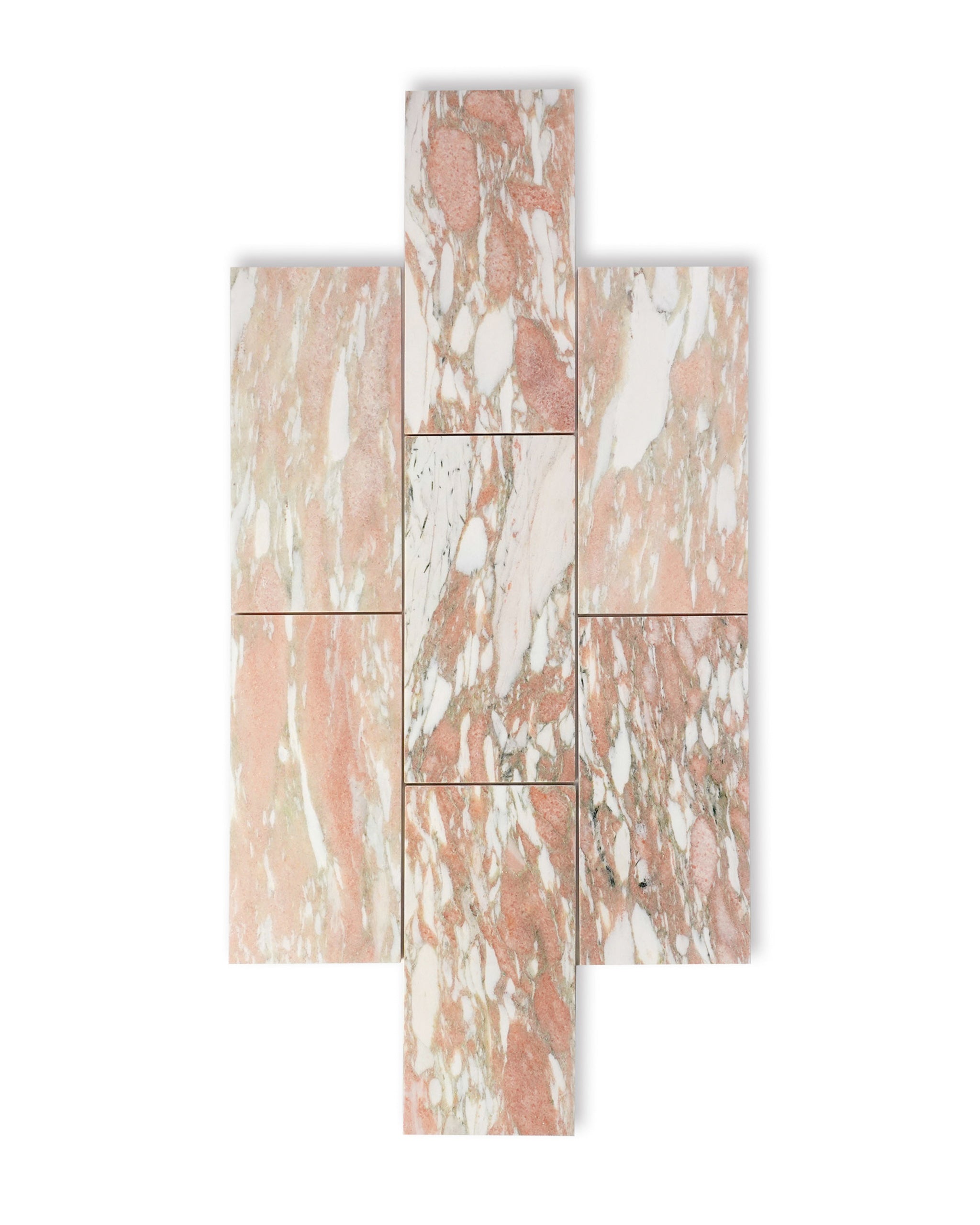 Norwegian Rose 2x6 Inch Picket Marble Tile - XIAMEN HIBO STONE supplier
